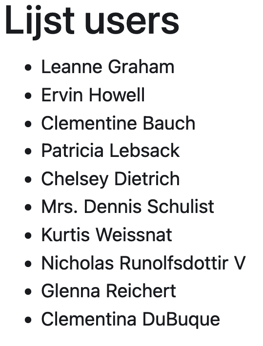 5. Fetch & promises | JavaScript Leerlijn